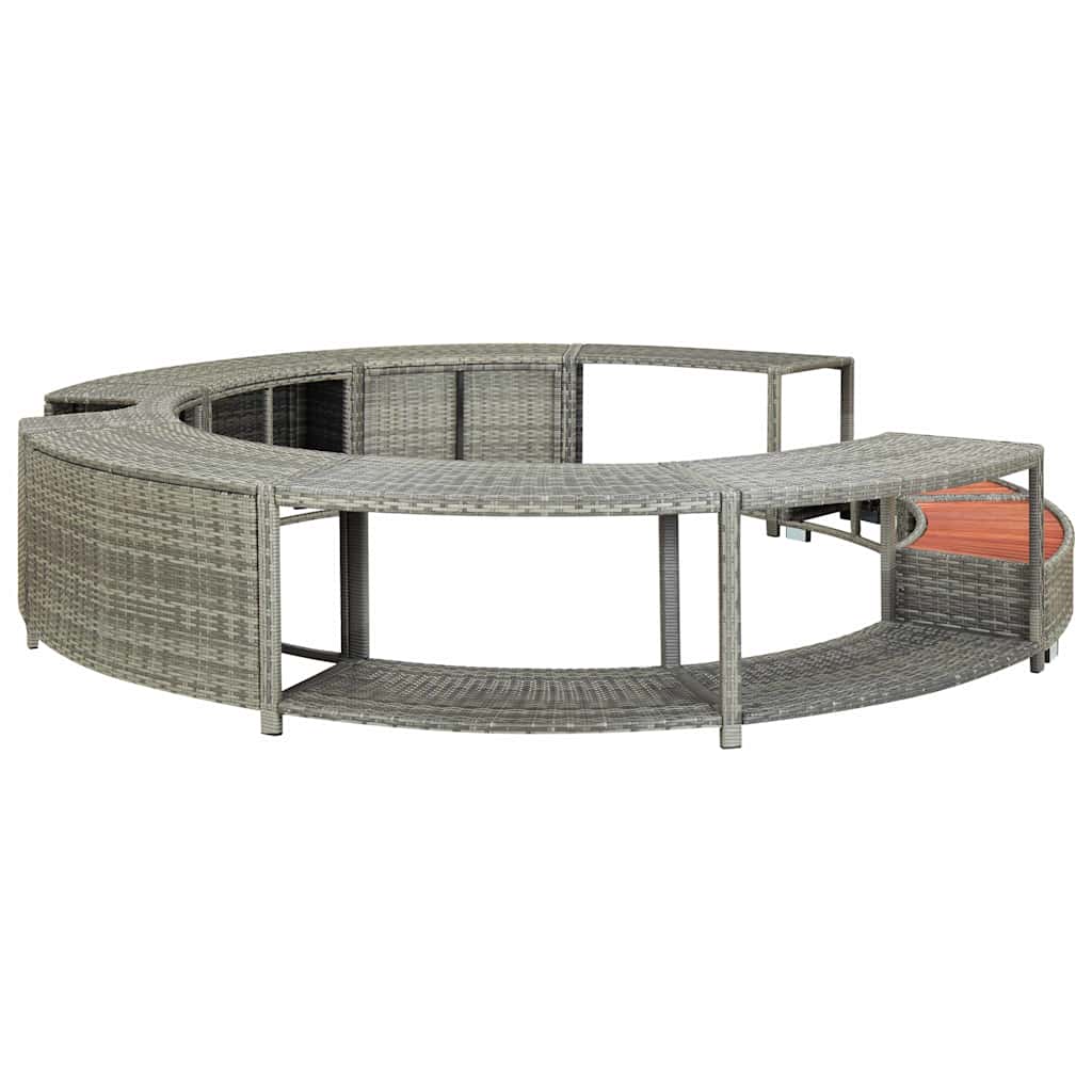 Hot Tub Surround Poly Rattan